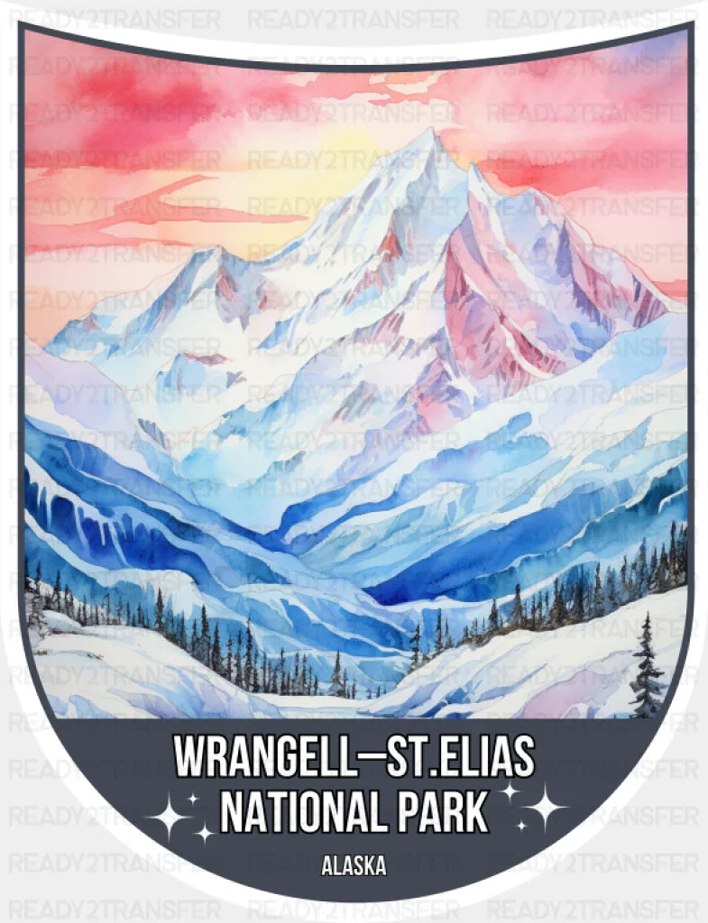 Wrangell St. Elias National Park Alaska - National Parks DTF Transfer ...