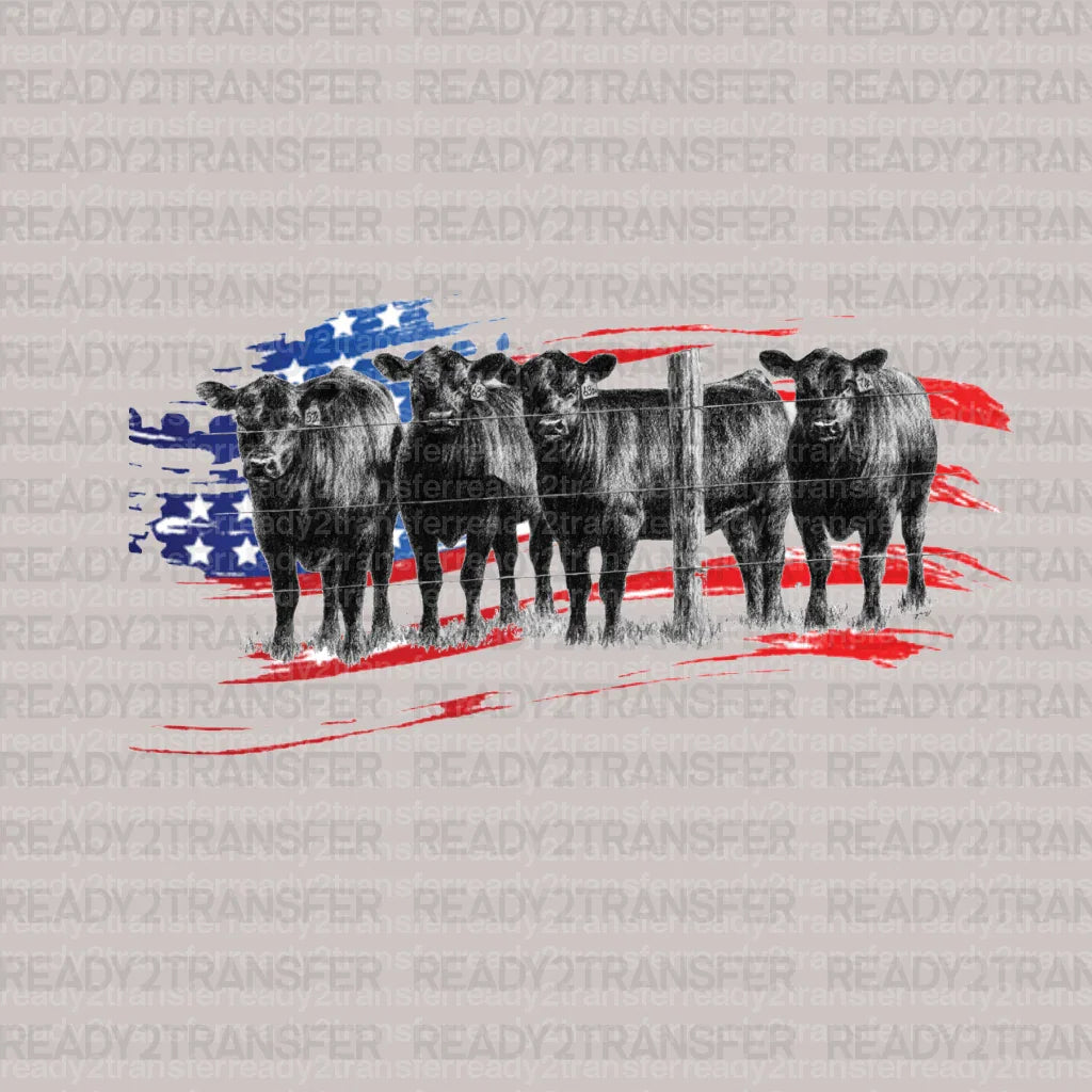 American Cows DTF Transfer – Ready2Transfer