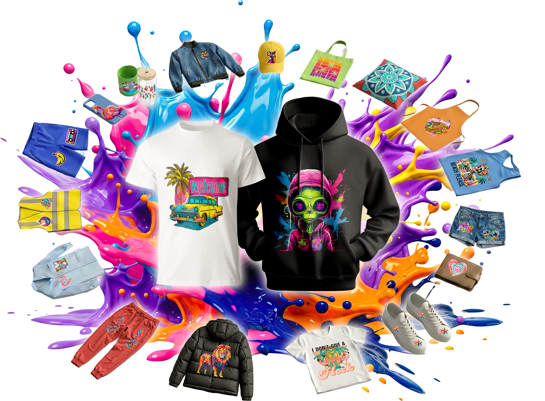 Premium DTF Transfers for T-Shirts - Custom DTF Transfers – Ready2Transfer