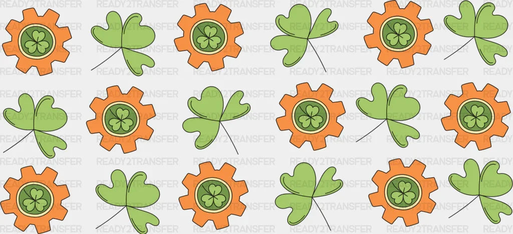 Clover Gear - St Patrick Cup Wrap UV Sticker Permanent UV DTF Decal ...