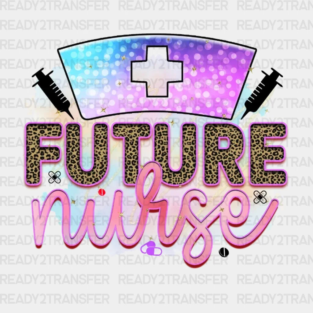 Future Nurse Purple Edition DTF Transfer – Ready2Transfer