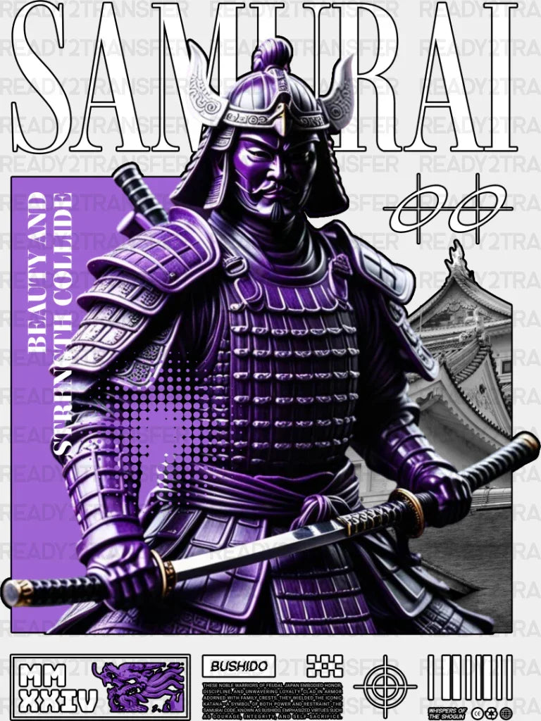 Purple Samurai - Anime DTF heat transfer – Ready2Transfer
