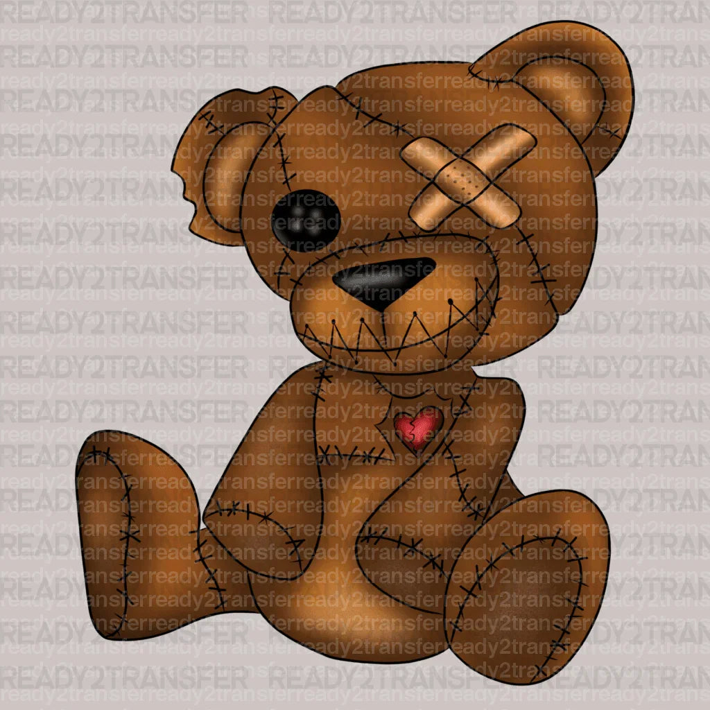 Scarred Bear DTF Transfer – Ready2Transfer