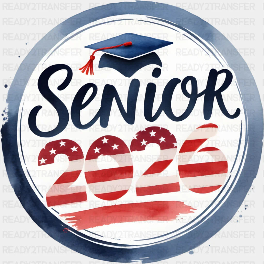 Senior 2026 Circular - Graduation DTF Transfer – Ready2Transfer