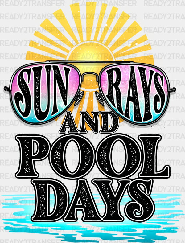 Sun Rays and Pool Days Summer DTF Transfer – Ready2Transfer